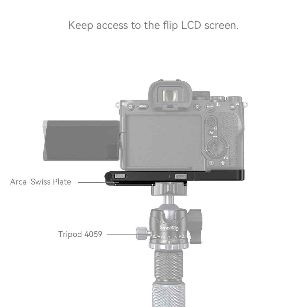 smallrig Foldable L-Shape Mount Plate for Sony Alpha 7 V / Alpha 7R V ...