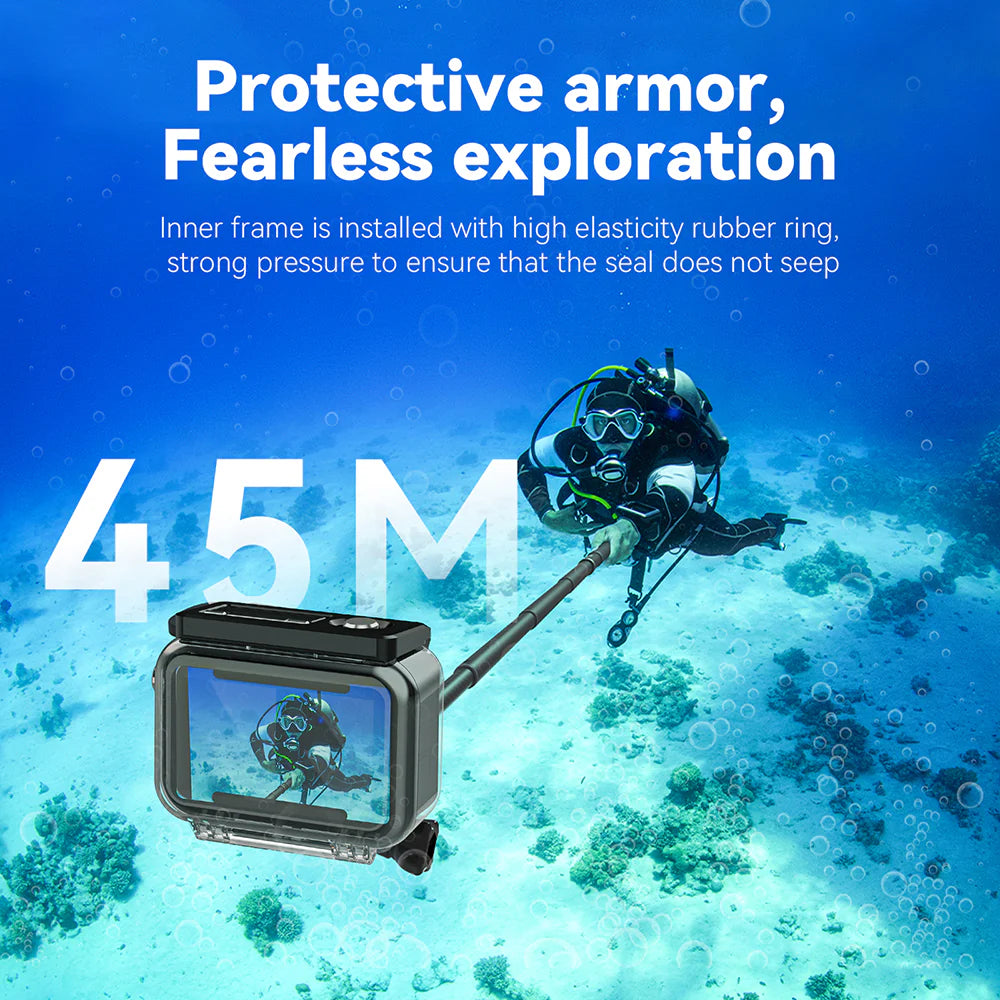 TELESIN Dive Case for DJI OSMO ACTION 3/4/5 - DMT Stores